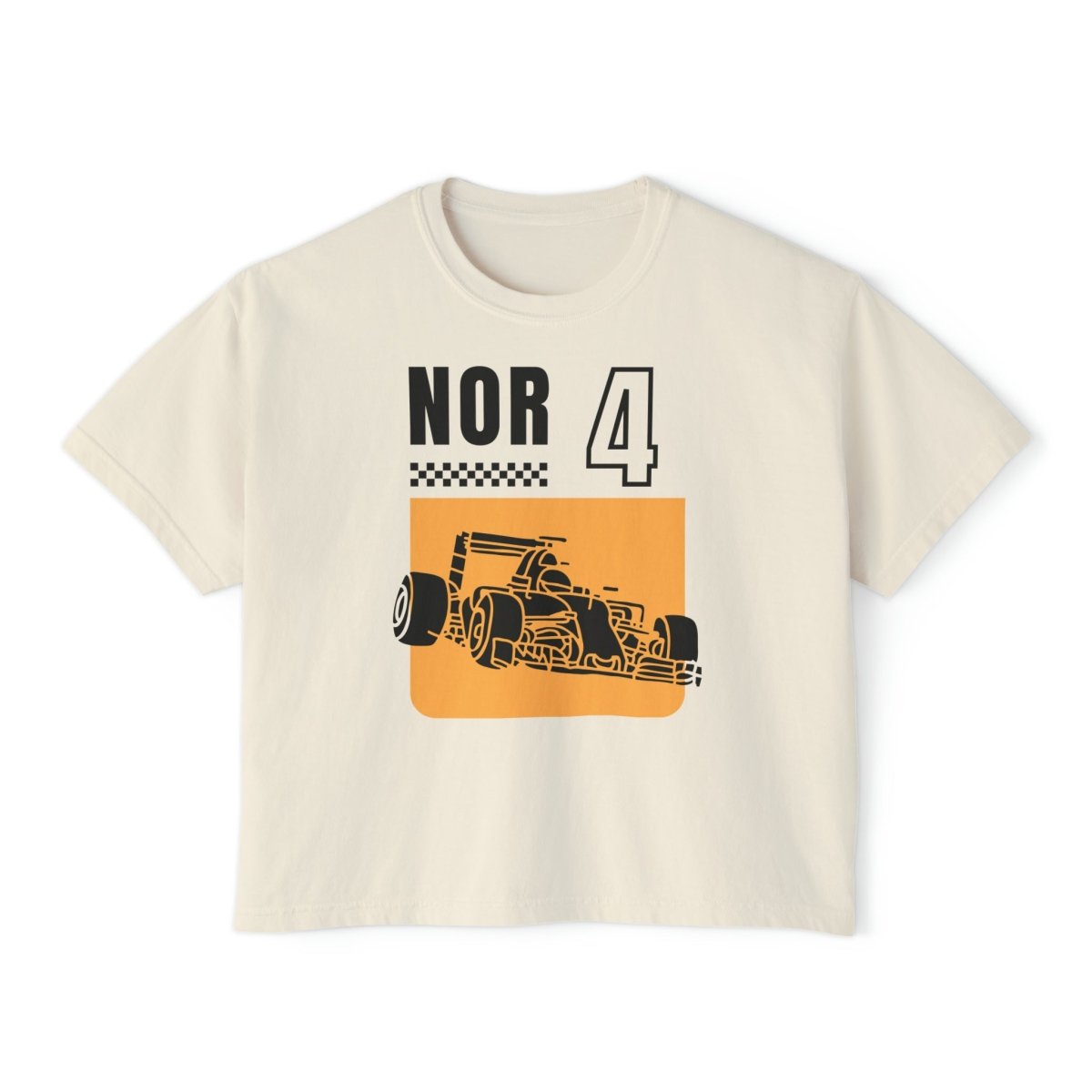 NOR4 - Vintage Design - Women's Boxy Tee | FormulaFanatics